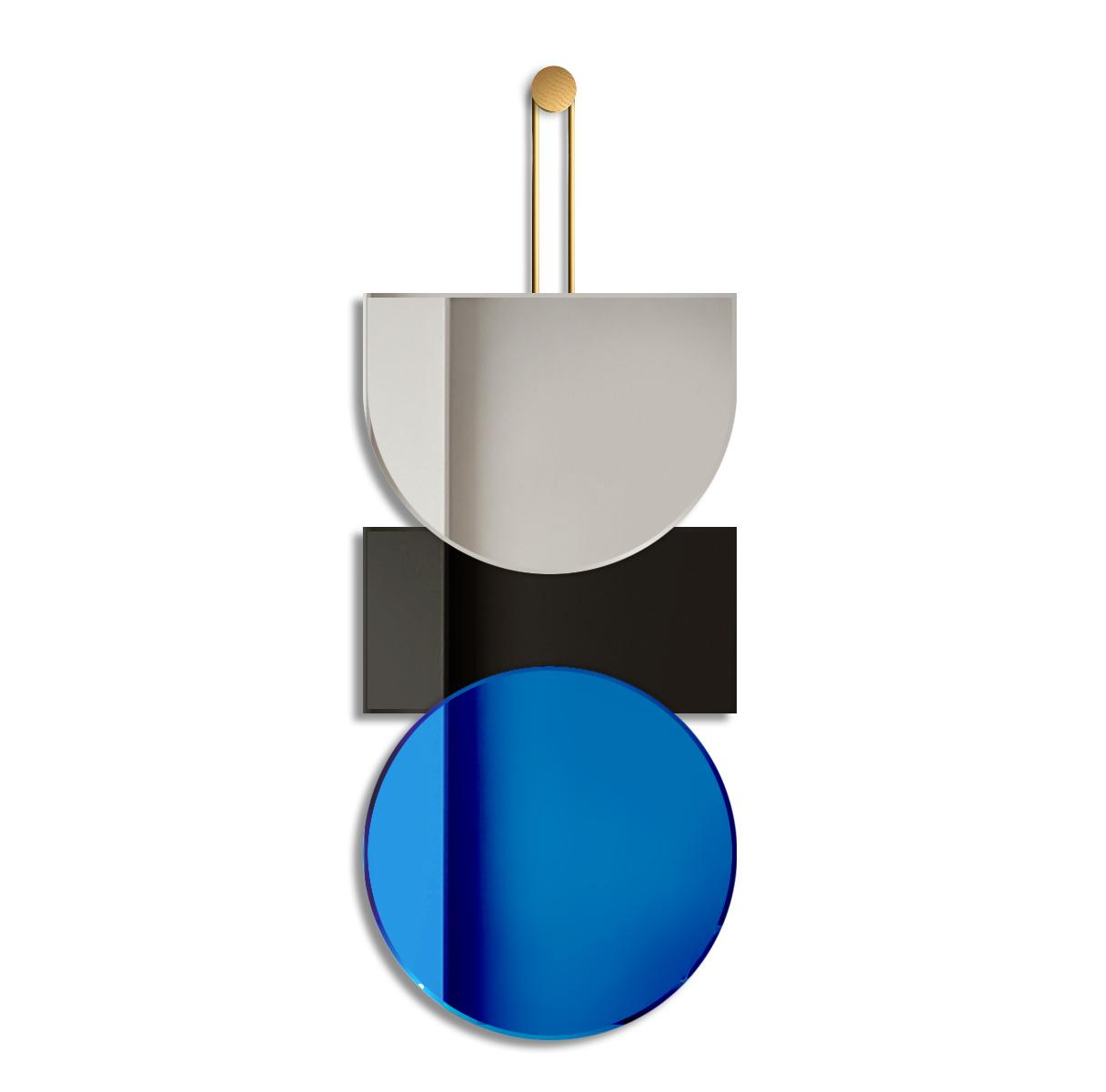 Lustro Sign Temo — czarno-niebieskie | TEM/BL/B | GieraDesign - ArchiUp ...