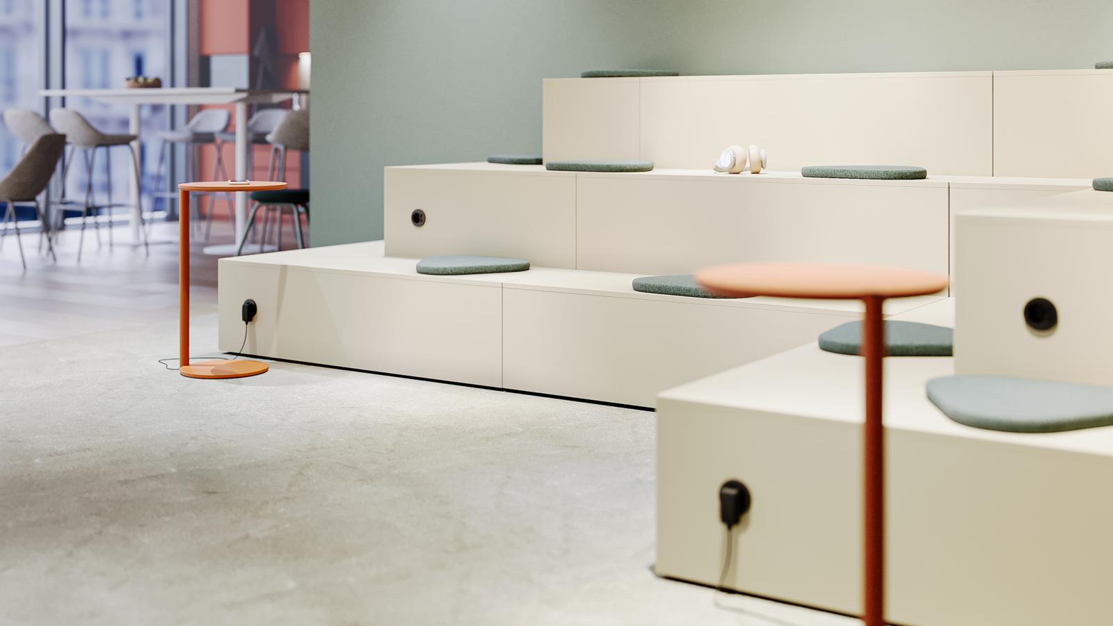 Podium modular seats | BALMA - ArchiUp.com - A free BIM & CAD objects library