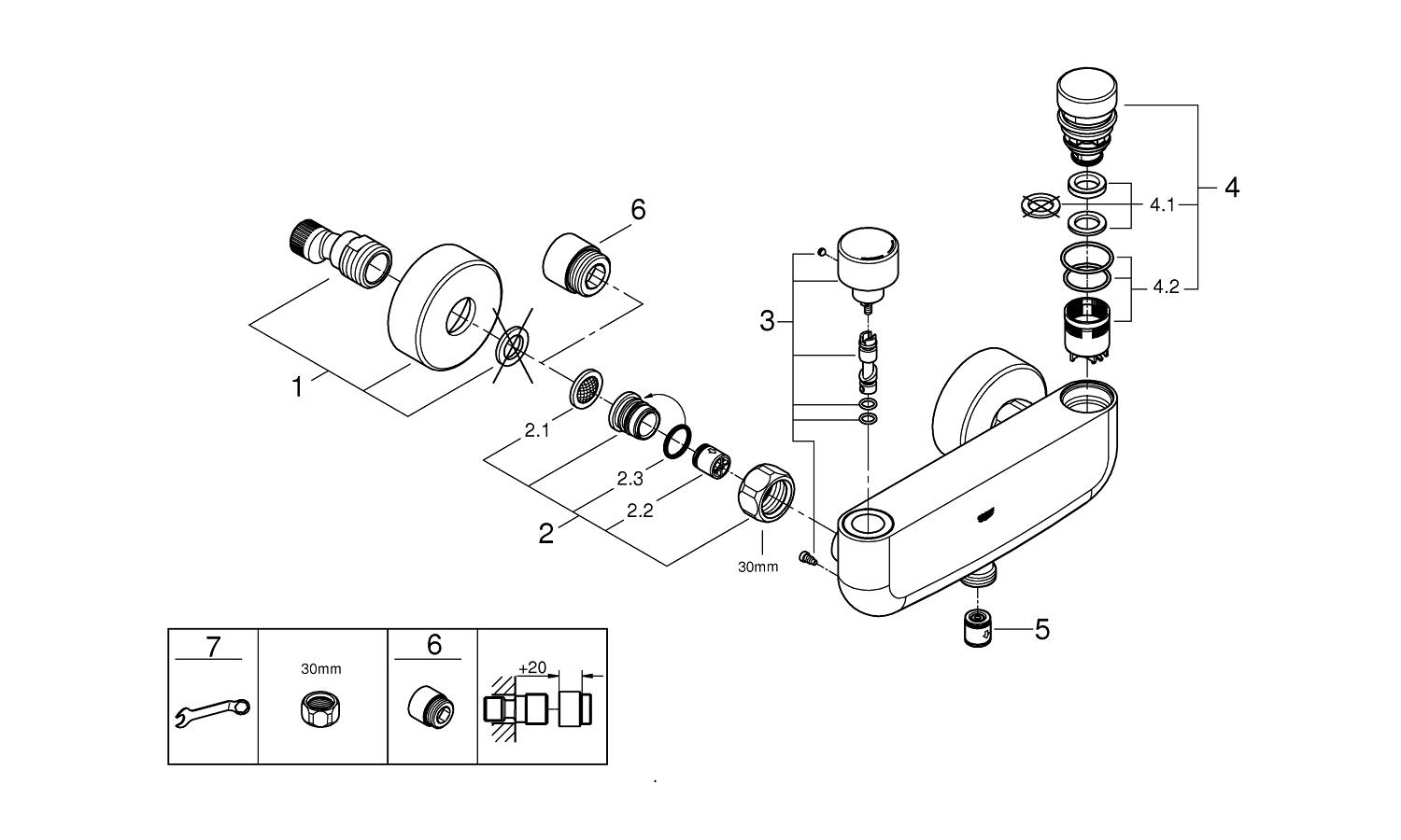 Tempesta 100 Zestaw prysznicowy, 4 strumienie 28593002 | 28593002 ...