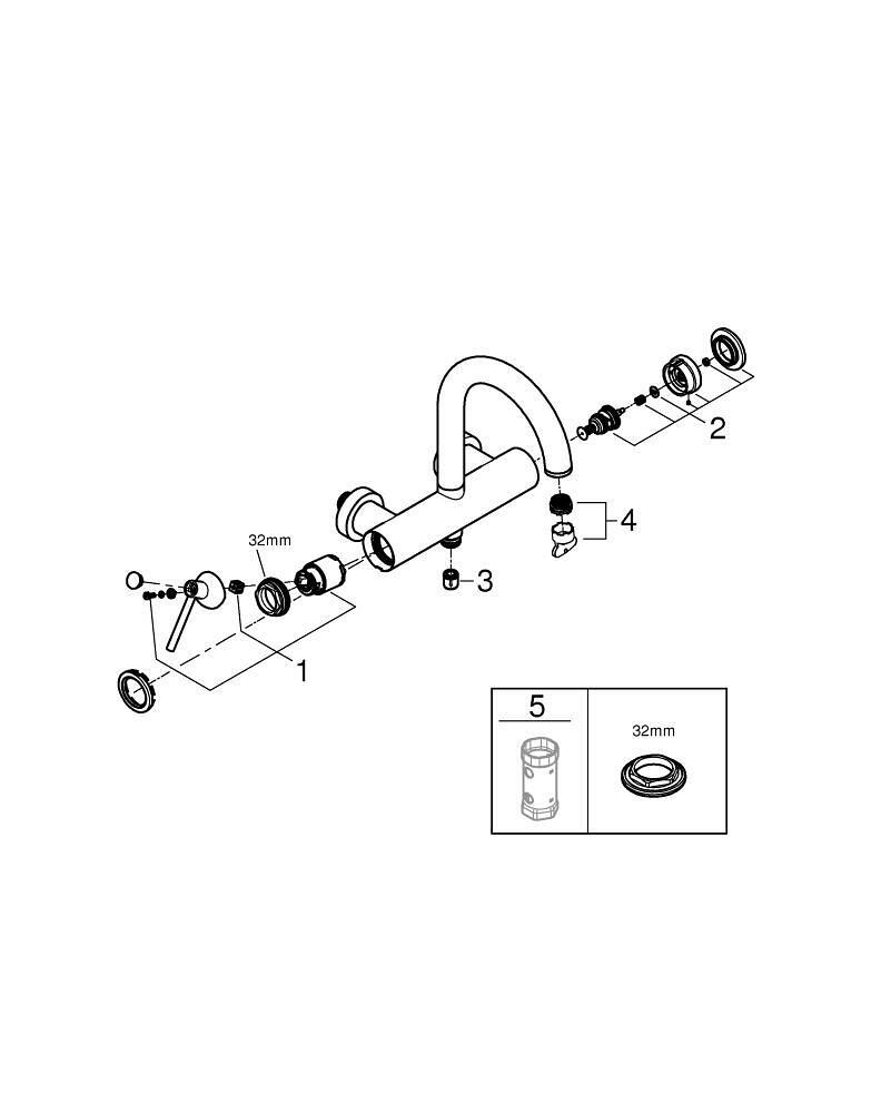 Tempesta 110 Prysznic ręczny 3 strumienie 28419003 | 28419003 | GROHE ...