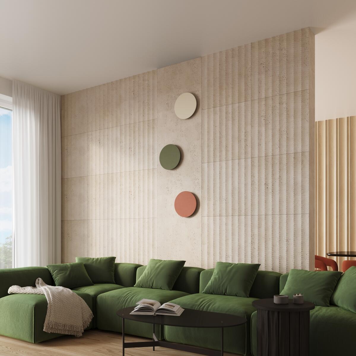 Kinkiet BORGEN zielony oliwkowy LED 3000K | TH.472 | Thoro Lighting Sp ...