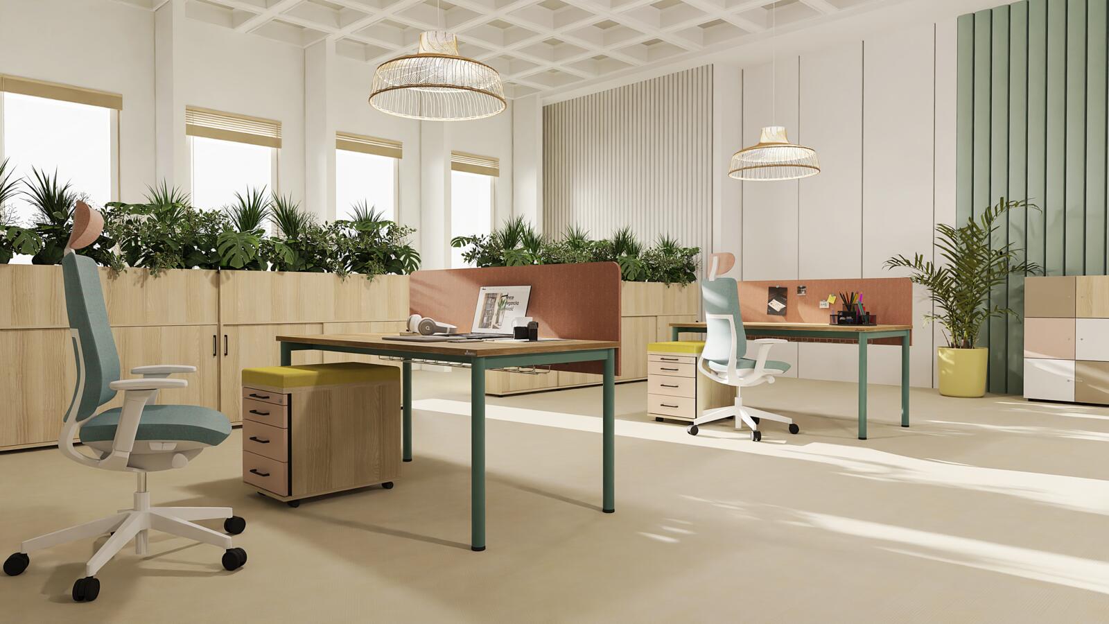 O-eM Single workstation | System mebli pracowniczych O-eM | MARO Office ...