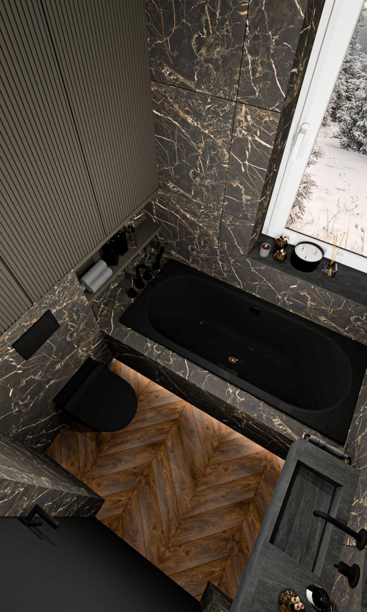 Dark chocolate house | Bohema Studio Paulina Krasowska - ArchiUp.com ...