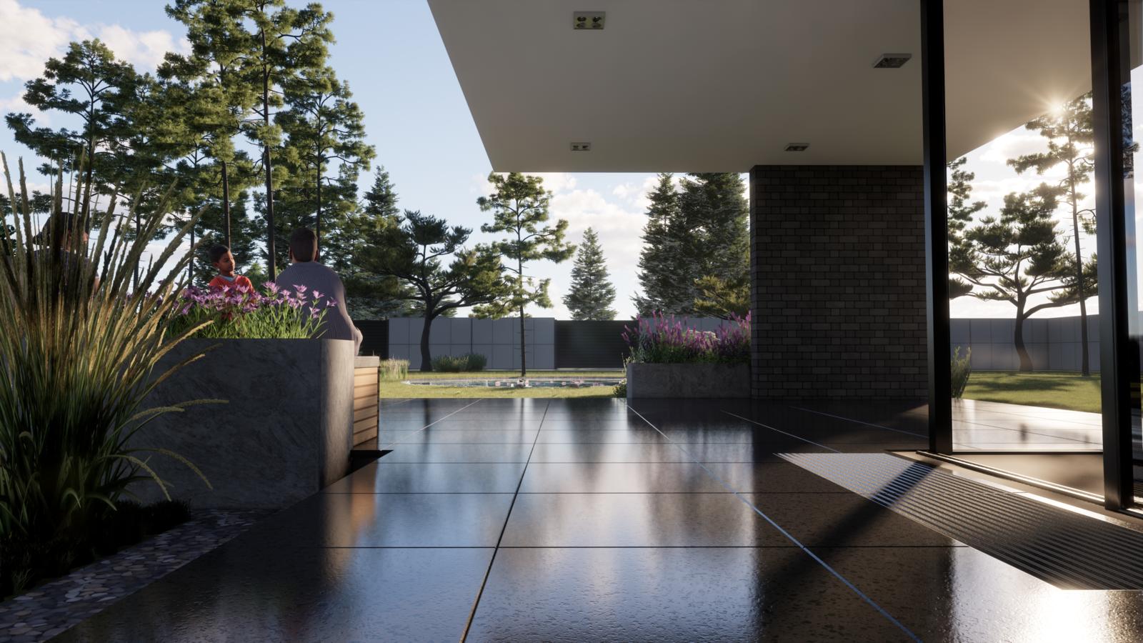 Projekt nowoczesnego tarasu | Unimat | Szkolenia ProGrupa (prace ...