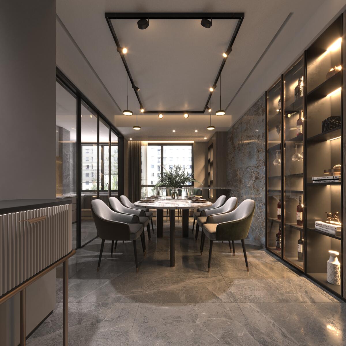 Magnetic Track Lighting Above the Table | YASKR SPÓŁKA Z OGRANICZONĄ ...