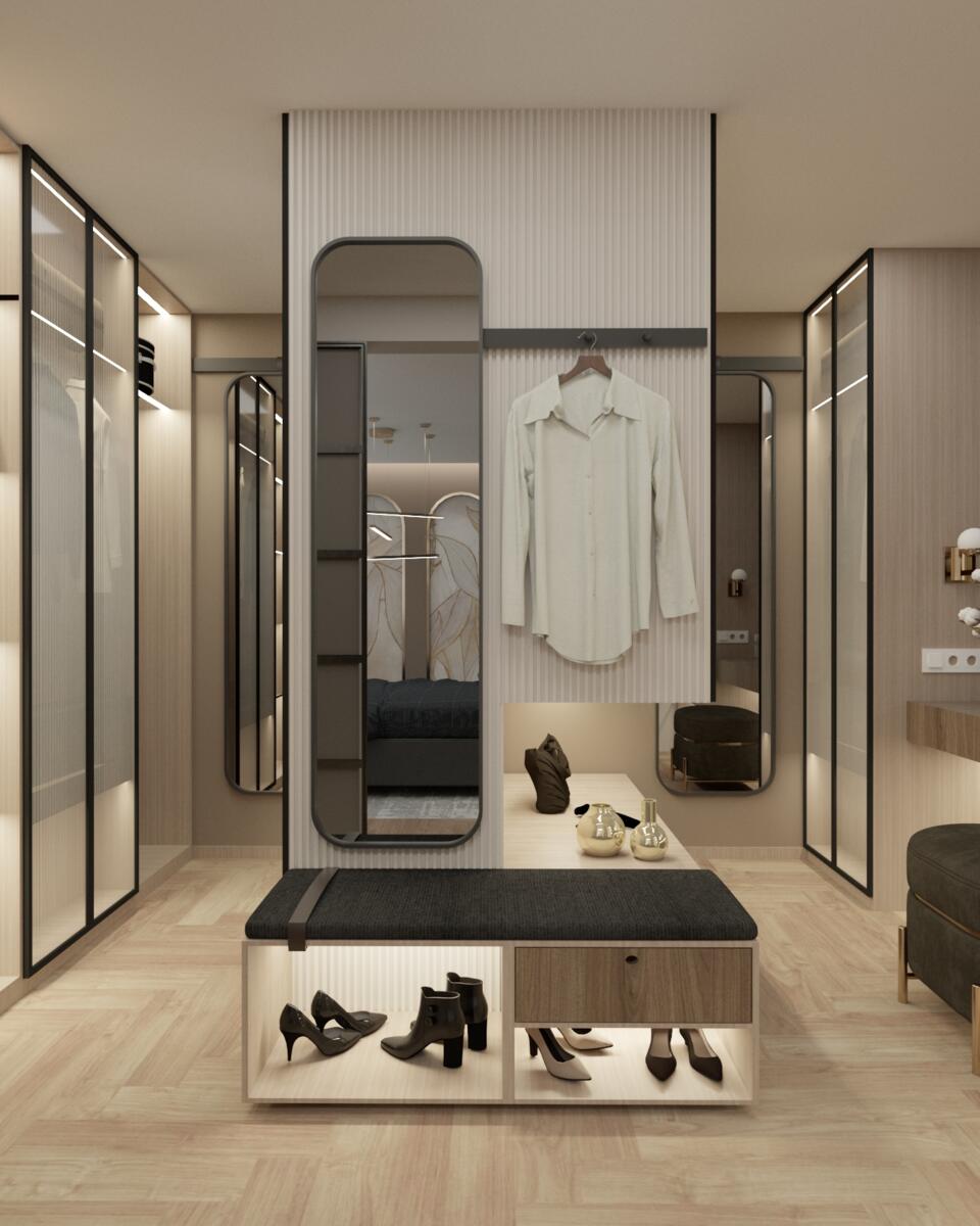 Kobieca garderoba | Archizone Studio Projektowe Mateusz Orkisz ...