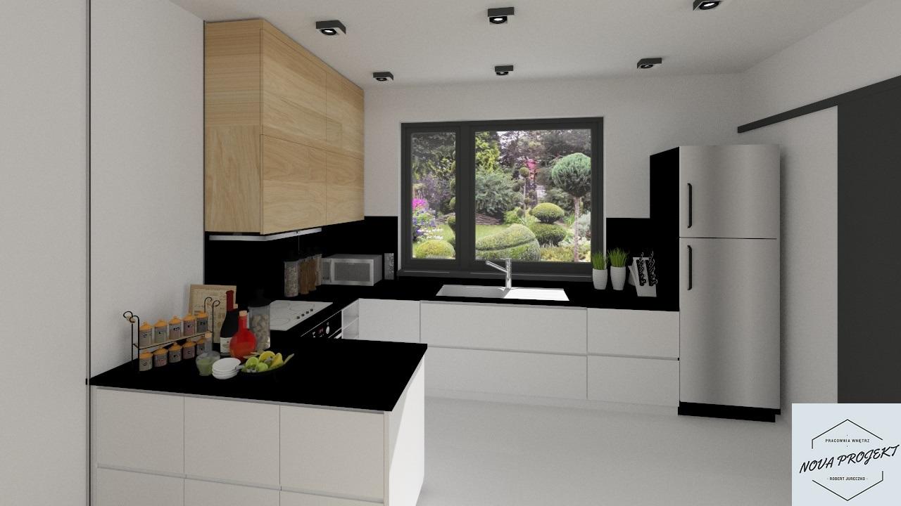 Projekt salonu z otwartą kuchnia w Rybniku - ArchiUp.com - A free BIM ...
